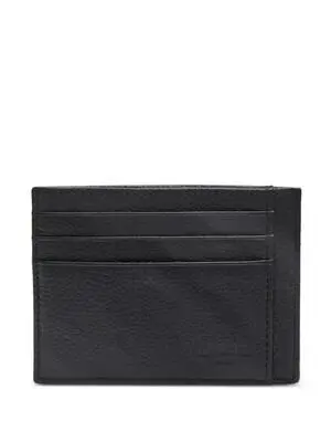 LANCEL Leon Grained Leather Cardholder - Black