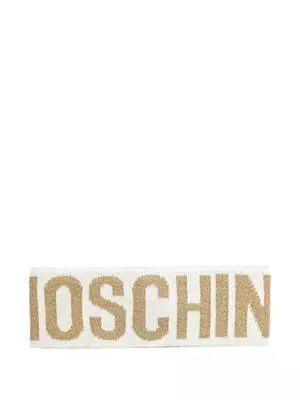 Moschino Embellished Headband - Neutrals