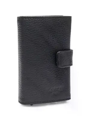 LANCEL Leon Grained Leather Cardholder