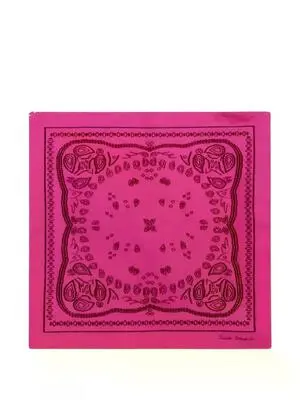 Giada Benincasa Soho Paisley-print Square Scarf - Pink