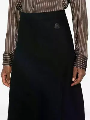 Moncler Logo-patch Midi Skirt