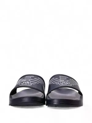 Emporio Armani Logo-embossed Slides