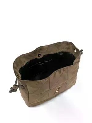 Saint Laurent Jamie Quilted Suede Shoulder Bag