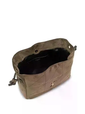 Saint Laurent Suede Shoulder Bag - Green