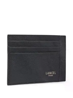 LANCEL Leon Grained Leather Card Holder