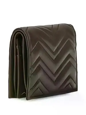 Gucci Gg Marmont Chevron-quilted Wallet