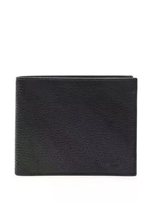 LANCEL Leon Grained Leather Wallet - Black