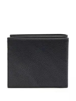 LANCEL Leon Grained Leather Wallet - Black