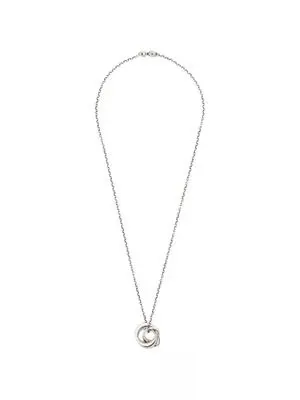 Werkstatt:München Four Rings Necklace - Silver