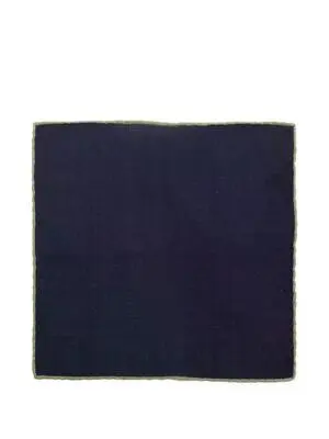 AL DUCA D’AOSTA 1902 Contrast-trim Wool Pocket Square