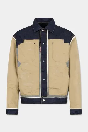 Dsquared2 Panel Inside-out Denim Jacket