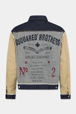 Dsquared2 Panel Inside-out Denim Jacket