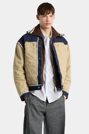 Dsquared2 Panel Inside-out Denim Jacket