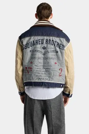 Dsquared2 Panel Inside-out Denim Jacket