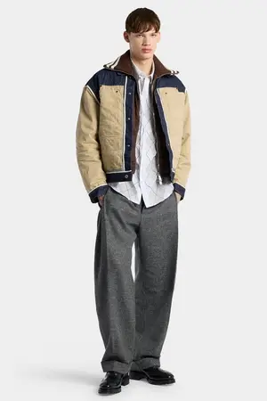Dsquared2 Panel Inside-out Denim Jacket