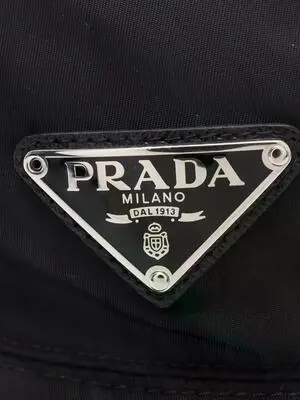 Prada 2000s Re-nylon Triangle-logo Bucket Hat