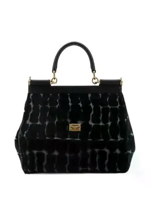 Dolce & Gabbana Sicily Leopard-pattern Shoulder Bag