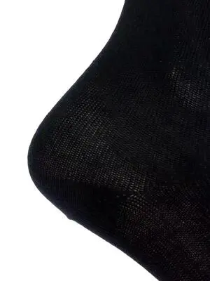 Emporio Armani Logo Embroidered Crew Socks Set Of Three