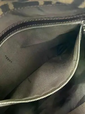Fendi 1990-2000 Zucca Canvas Mamma Forever Shoulder Bag