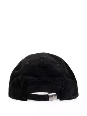 Carhartt Work In Progress Corduroy Logo-embroidered Cap - Black