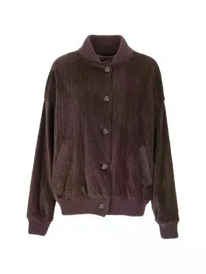 KRISTINA TI Corduroy-effect Button-up Jacket