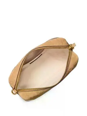 Michael Kors Bryant Small Logo-embossed Suede Convertible Crossbody Bag