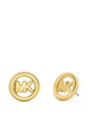 Michael Kors Small Logo-charm Stud Earrings
