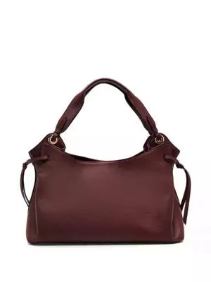 LANCEL Medium Swann Grained Leather Tote Bag