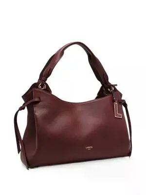 LANCEL Medium Swann Grained Leather Tote Bag