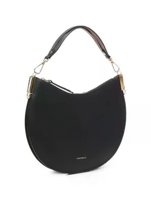 COCCINELLE Medium Sunup Leather Shoulder Bag - Black