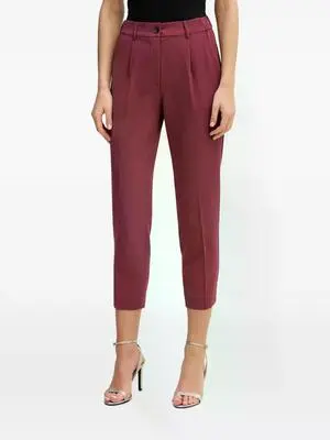 Sisley Pleated Cropped Trousers