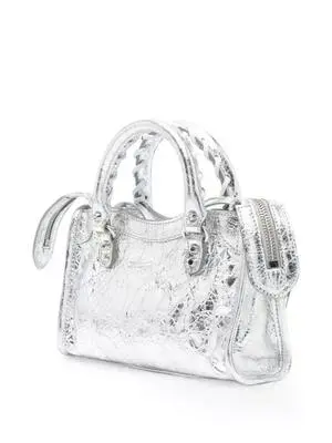Balenciaga Nano Le City Metallic Tote Bag
