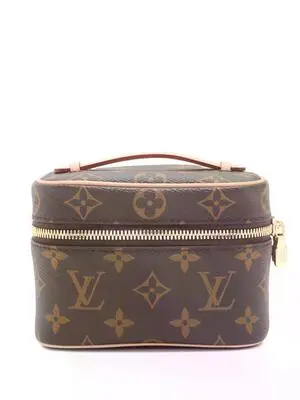LOUIS VUITTON 2021-2026 Monogram Nice Nano Case Vanity Bag
