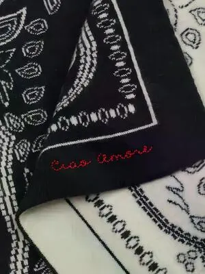 Giada Benincasa Soho Paisley-print Embroidered Scarf