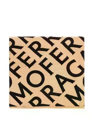 FERRAGAMO Double Scarf With Lettering