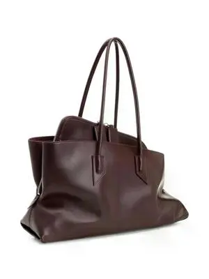 Attico Medium La Passeggiata Leather Shoulder Bag