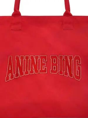 ANINE BING Leo Canvas Tote Tango