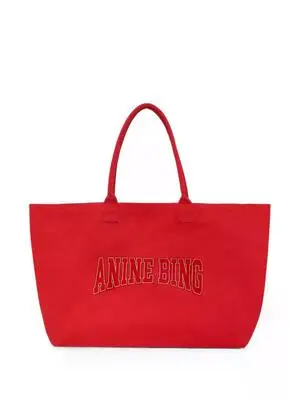 ANINE BING Canvas Tote Bag - Red