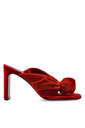 ROTATE BY BIRGER CHRISTENSEN Velvet Mules - Red