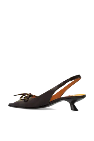 Marni Leather Heeled Shoes - Brown