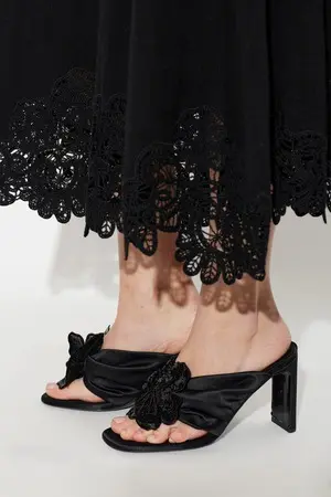 ROTATE BY BIRGER CHRISTENSEN Satin Heeled Mules