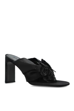 ROTATE BY BIRGER CHRISTENSEN Satin Heeled Mules