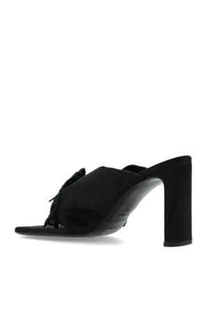 ROTATE BY BIRGER CHRISTENSEN Satin Heeled Mules