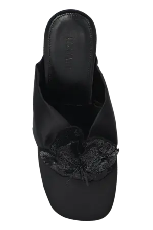 ROTATE BY BIRGER CHRISTENSEN Satin Heeled Mules