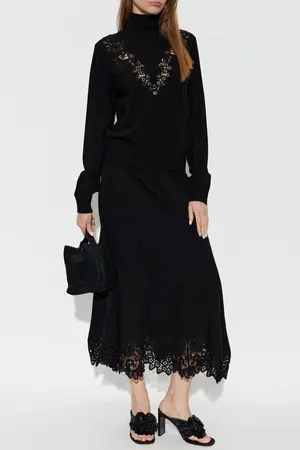 ROTATE BY BIRGER CHRISTENSEN Embellished Floral Mules