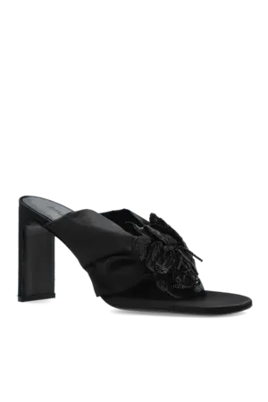 ROTATE BY BIRGER CHRISTENSEN Embellished Floral Mules