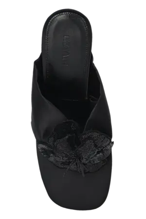 ROTATE BY BIRGER CHRISTENSEN Embellished Floral Mules