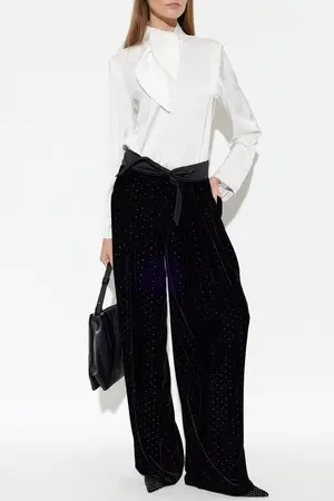 ROTATE BY BIRGER CHRISTENSEN Velvet Heeled Shoes