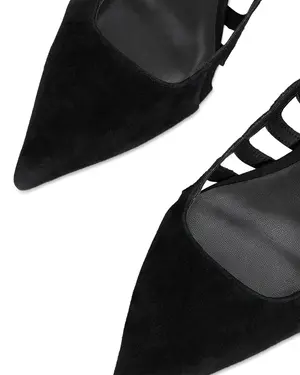 PHASE EIGHT Cut Out Suede Pumps