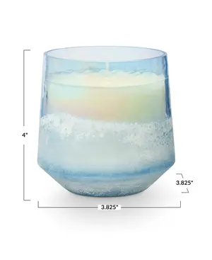 ILLUME Beautifully Done Baltic Glass Candle, Citrus Crush, 13 Oz